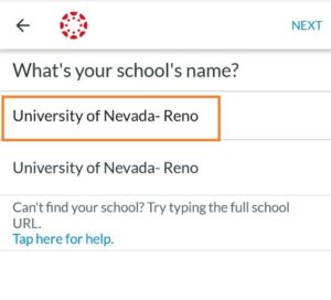 How to Access UNR Canvas Account with Canvas Mobile App